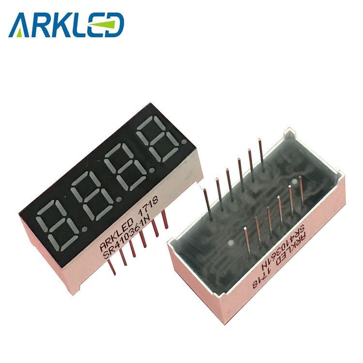 Buy 0.36 Inch 4 Digits Seven Segment Led Display In Super Red Color ...