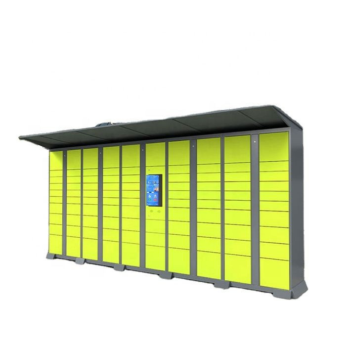 Buy Automated Self-service Parcel Access Lockers Metal Smart Parcel ...