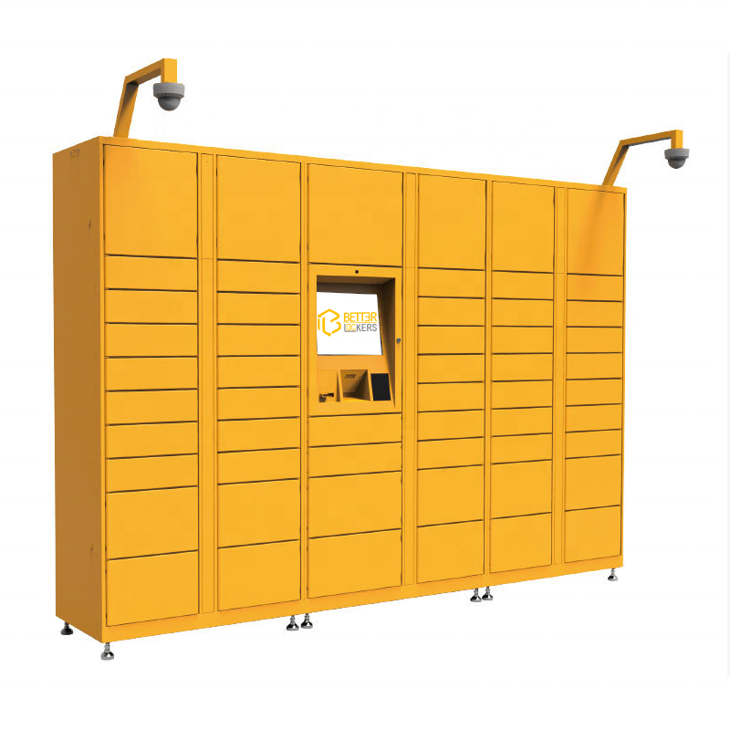 Buy Automated Self-service Parcel Access Lockers Metal Smart Parcel ...
