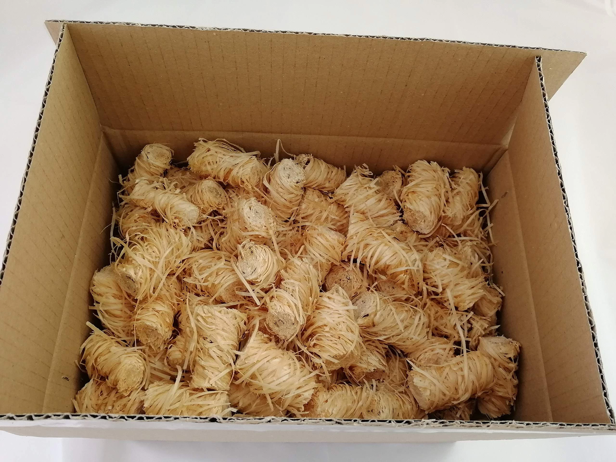Full Pallet Wood Wool Natural Fire Starters | Buy Wood Wool Fire ...