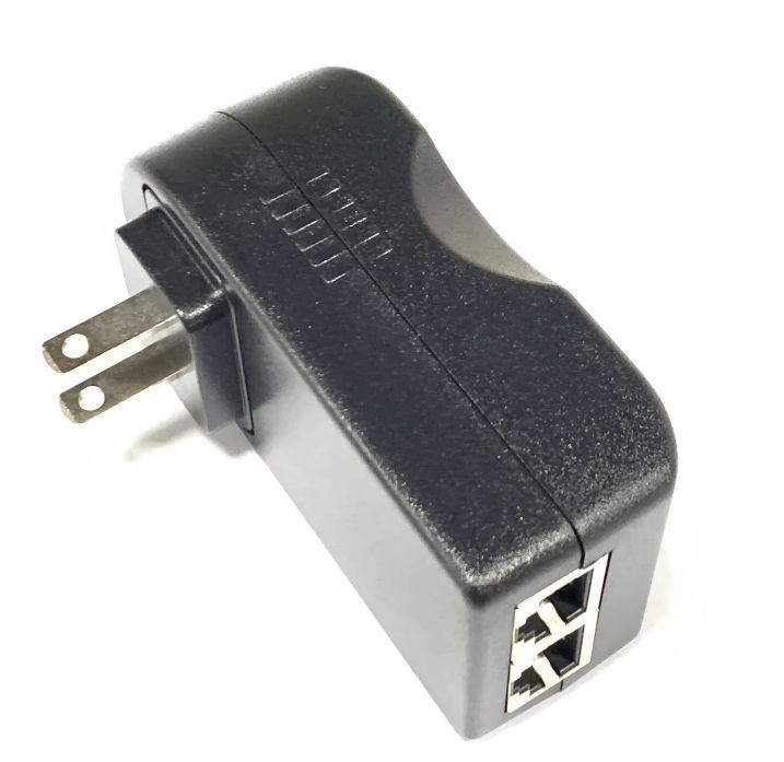 Buy Gigabit Passive Poe Injector 48vdc 0.5a 24w Poe Adapter 1000mbps ...