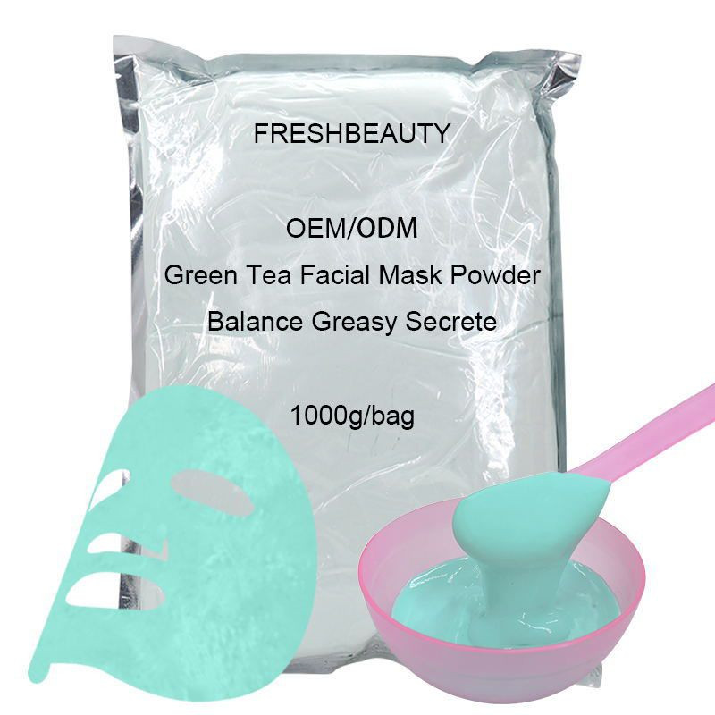 Buy Private Label Balance Greasy Secrete Green Tea Facial Mask Powder ...