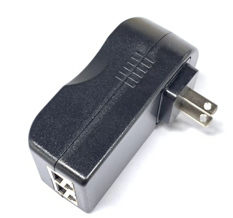 Buy Gigabit Passive Poe Injector 48vdc 0.5a 24w Poe Adapter 1000mbps ...