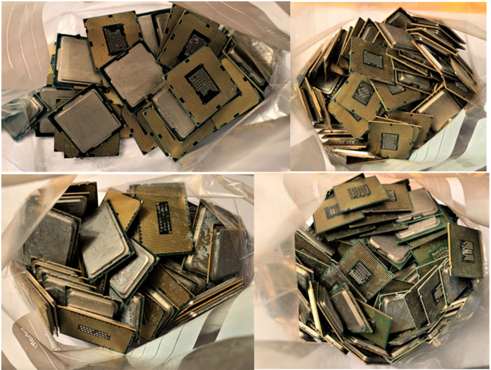 Buy Gold Ceramic Cpu Scrap Cpu Processor Scrap With Gold Pins from ...