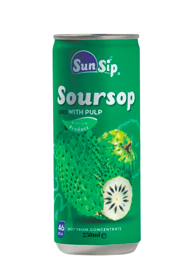 Buy Sunsip Fruit Juice With Soursop – 250ml Slim Can from SUNSIP ...