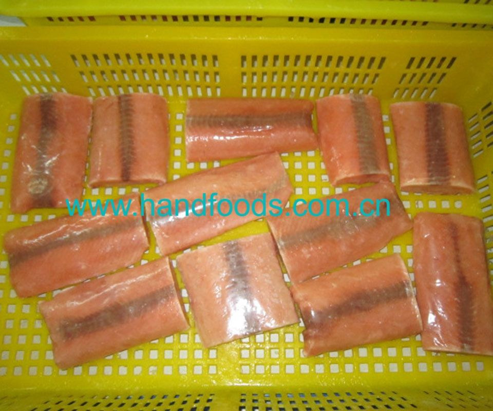 Buy Frozen Pink Salmon Portion (skinless) from Hand Foods (Dalian) Co ...