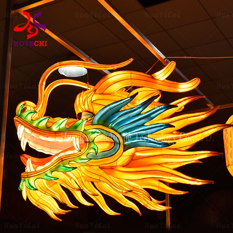 Buy Chinese Style Loong Silk Lantern from Dongguan Huayicai Landscape ...