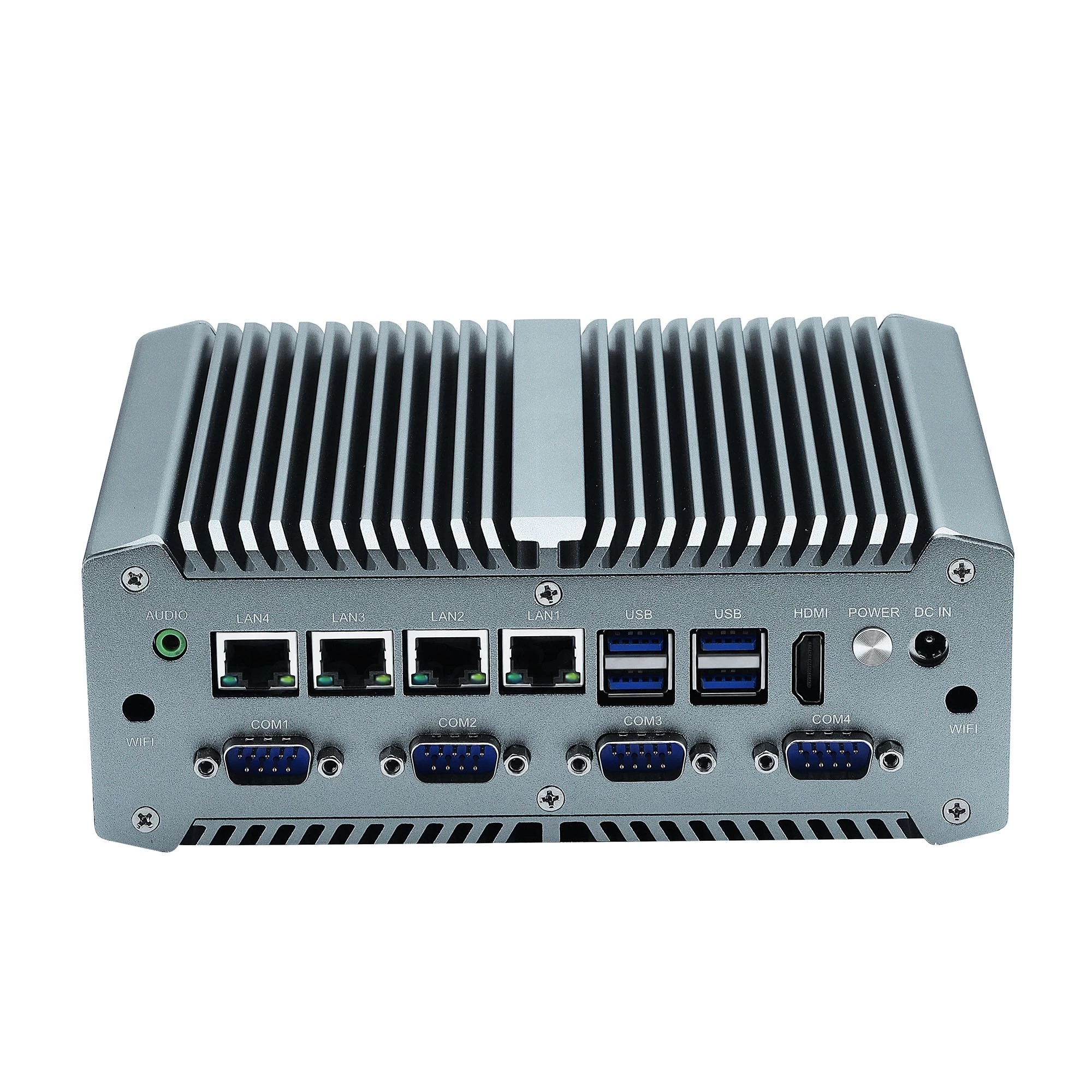 Buy Fanless Embedded Industrial Mini Pc Din Rail Computer Onboard Intel ...