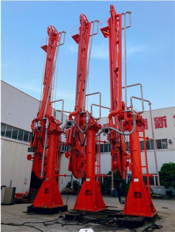 Buy Electric-hydraulically Powered Marine Loading Arms Double Pipelines ...