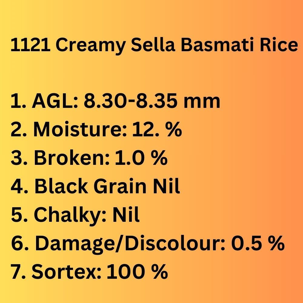 Buy 1121 Creamy Sella Basmati Rice from Indiafeast Millers Private ...