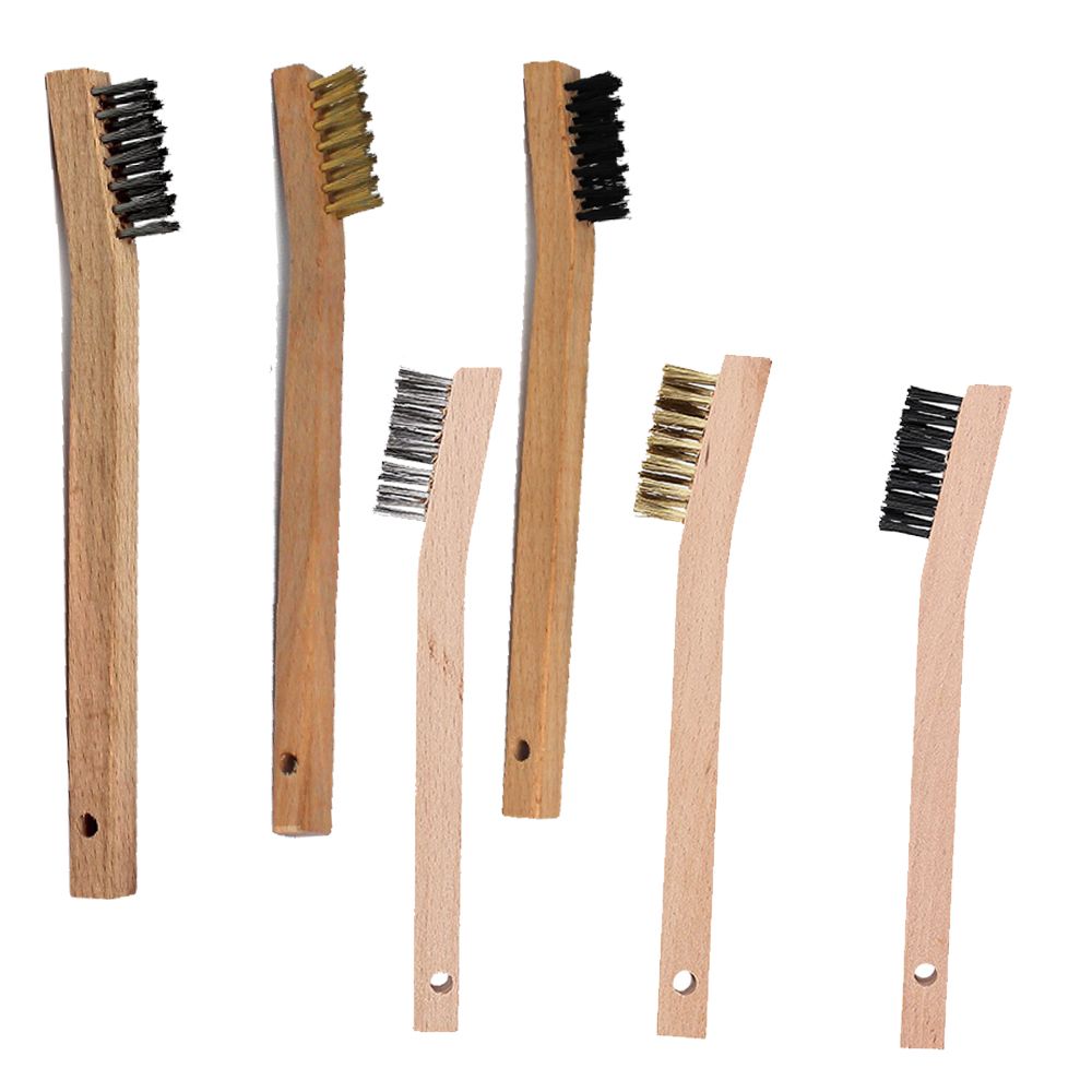 Buy [value Line-professional Grade] Wire Brushes ,pp Handle,wooden ...