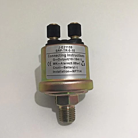 Buy 1/8 Npt 0-10 Bar Engine Sensor Vdo Oil Pressure Sensor With Warning Contact from Shanghai ...