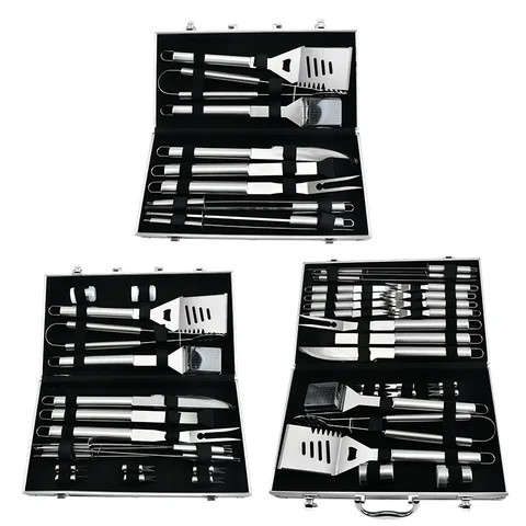 Buy 18 Piece Set Aluminum Box Packing Barbecue Outdoor Cooking ...