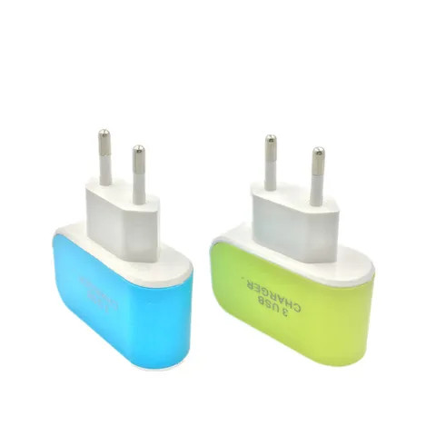 Buy 3 Usb Ports 3.1a Triple Usb Port Wall Home Travel Ac Charger ...
