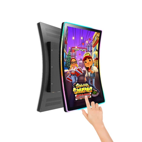 Buy 32/43 Inch Kiosk Touch Screen Capacitive Vertical Monitor With Led ...