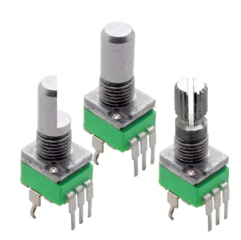 Buy 9mm Rotary Potentiometer With Center Detent /5detents /11detents ...