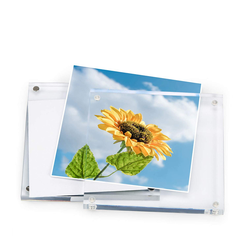 Buy A3 Clear Desktop Perspex Magnetic Photo Frame Acrylic Photo Picture ...