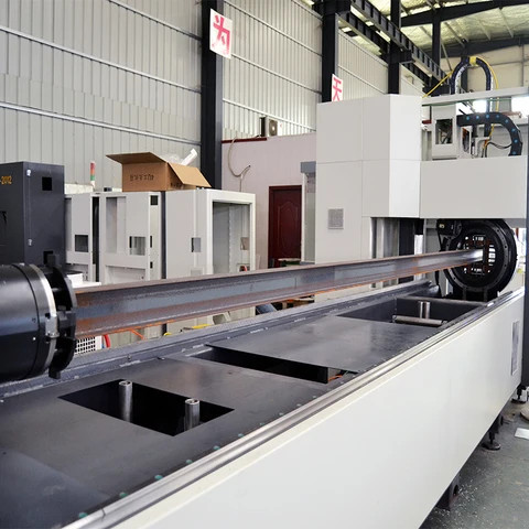 Buy Angle Steel Channel Steel H Steel Laser Tube Cutting Machine For ...
