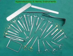 Buy Appendectomy And Hernia Surgical Instruments Set 74 Pcs Medical ...