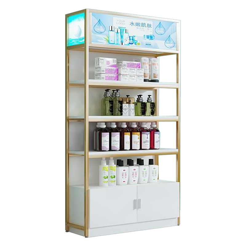 Buy Beautiful Multi-layers Salon Products Showcase With Light Box, Skin ...