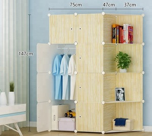 Buy Best-selling Diy Plastic Bedroom Wardrobe With Wood-grain,diy ...