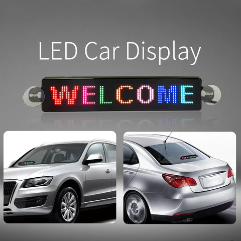 Buy Car Electronic Scrolling Message Led Display Programmable ...