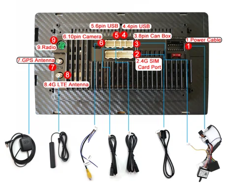 Buy Car Radio Player 2 Din Android Auto Carplay Universal 10inch Fm ...