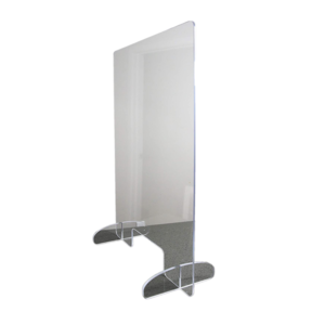 Buy Clear Glass Cashier Checkout Shield Barrier Hanging Acrylic Sneeze ...