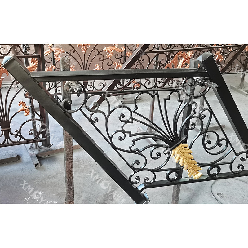 Buy Customized Villa Decoration S Elegant Fancy Wrought Iron Railing ...