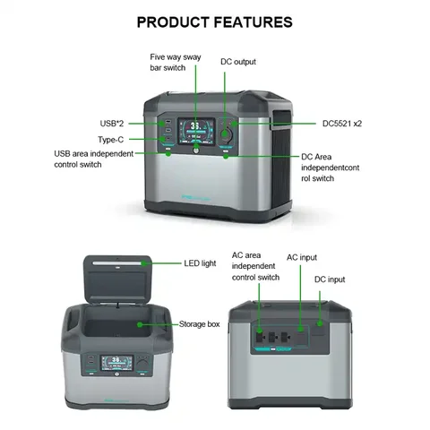 Buy Drop Shipping Energy Storage System 1500w Ternary Lithium Battery ...