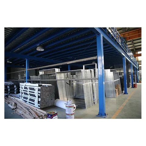 Buy Electrostatic Spray Mezzanine Floor System Warehouse Storage ...
