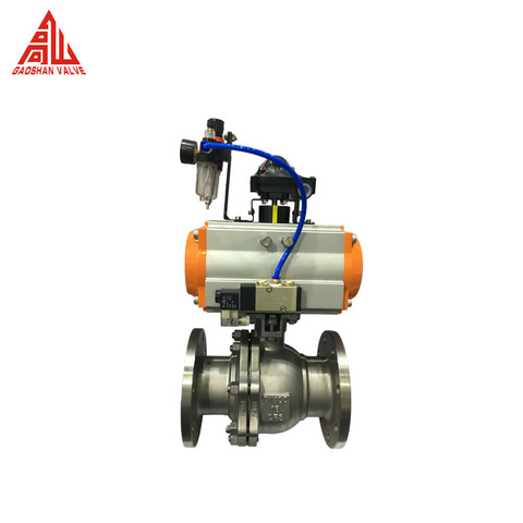 Buy Float Ball Valve Ss Cf8 Pn16 Ball Valve Pneumatic Actuator ...