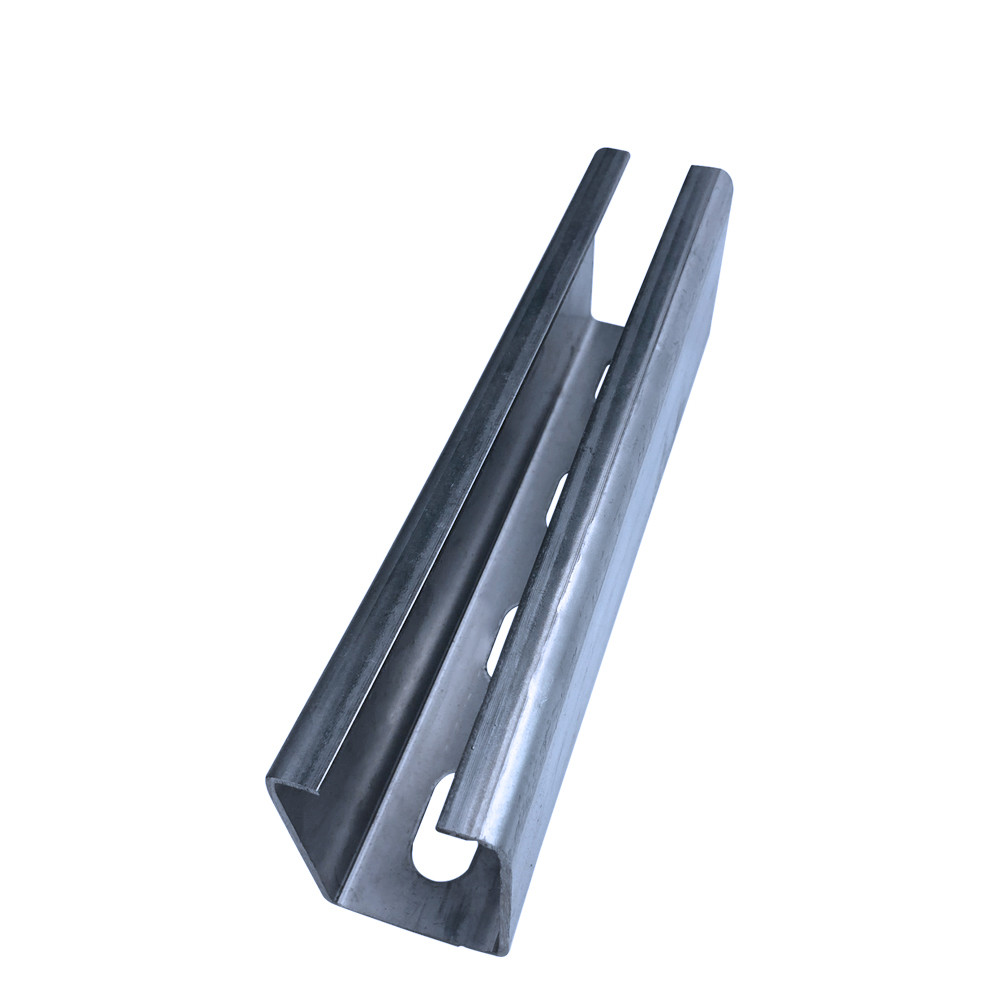 Buy Gi C Structure Steel, Galvanized Slotted C Purlin Q235 Bracket ...