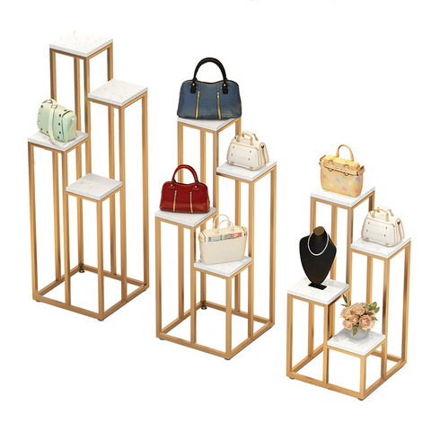 Buy Kainice Handbag Shop Display Shelf Design Shoes Bag Shop Decoration ...