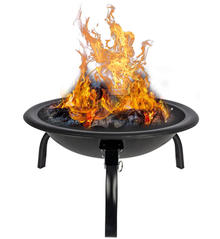Buy Large Fire Bowl Cast Iron Fire Pit Garden Fireplace Outdoor Fire ...