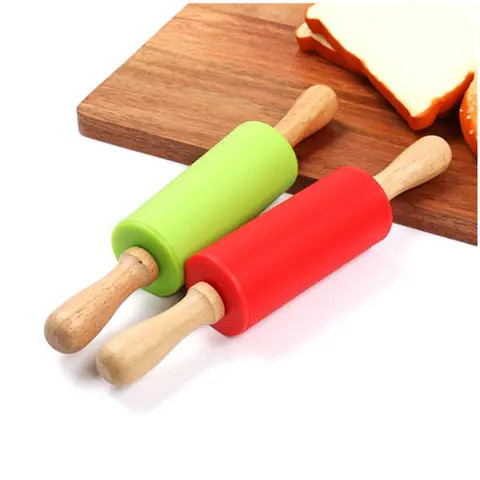 Buy Lixsun 9 Inch Children Design Silicone Rubber Rolling Pin For Kids ...