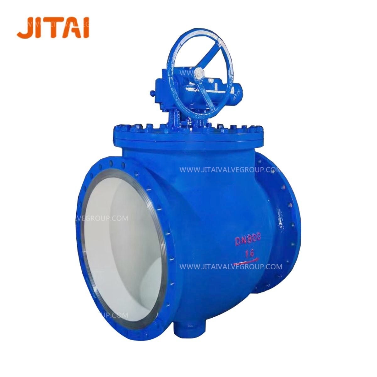 Buy Manual Flanged Ball Valve For Ash From Eac Supplier from JITAI ...