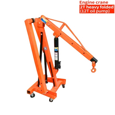 Buy Mini Hydraulic Mobile Portable Folding Jack Car Engine Crane Manual ...