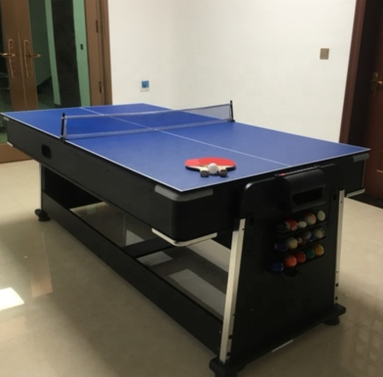 Buy Modern Design 2 In 1 Multi Games Rotating Billiard Pool Table And ...