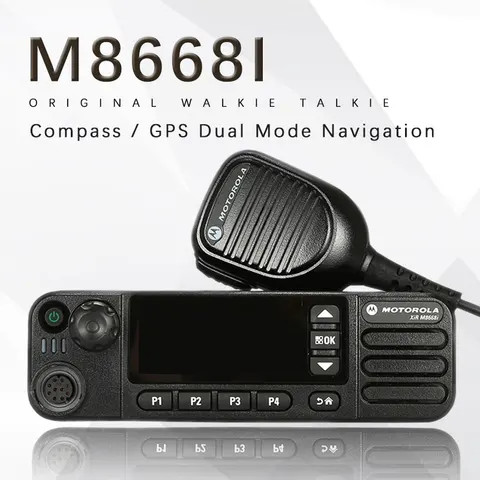 Buy Motorola Xir M8668i Dual Mode Color Marine Car Radio 25w 40w Dmr ...