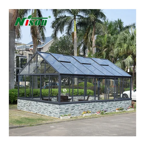 Buy Movable Sunroom Foldable Standalone Glass House Winter Conservatory ...