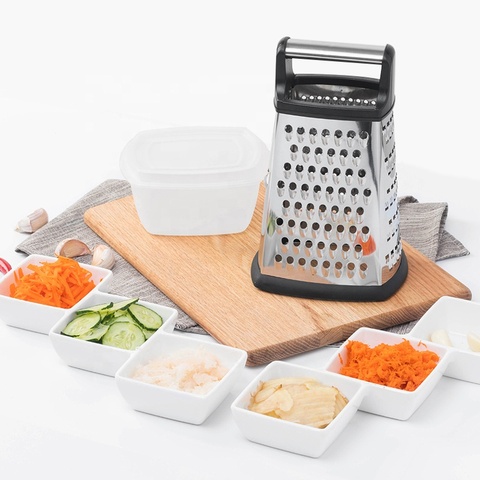 Buy Multifunctional Kitchen 4 Sides Stainless Steel Vegetable Slicer ...