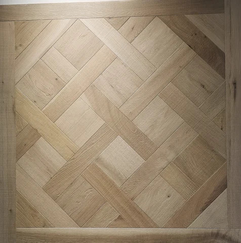 Buy Natural Color Versailles White Oak Floor Wood Parquet Design Shape ...