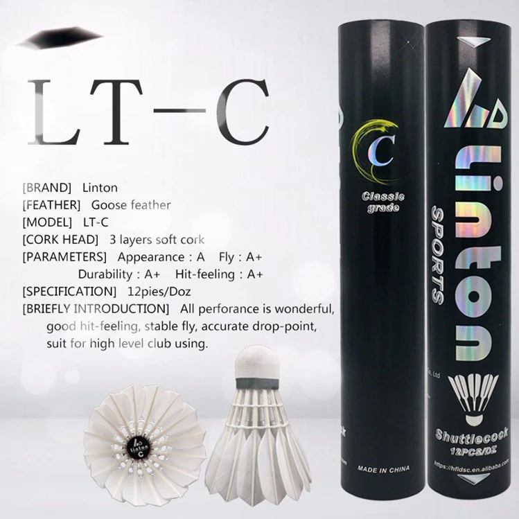 Buy Natural Goose Feather Training Use Badminton Shuttlecock from Hefei ...