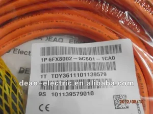Buy Original 6fx8002-5cs01-1ca0 Siemens Servo Motor Cable Power Cable ...
