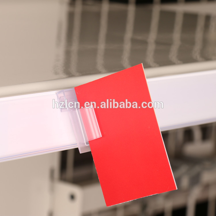 Buy Plastic Clear Pop Clips Price Tag Display Rack Advertise Display ...