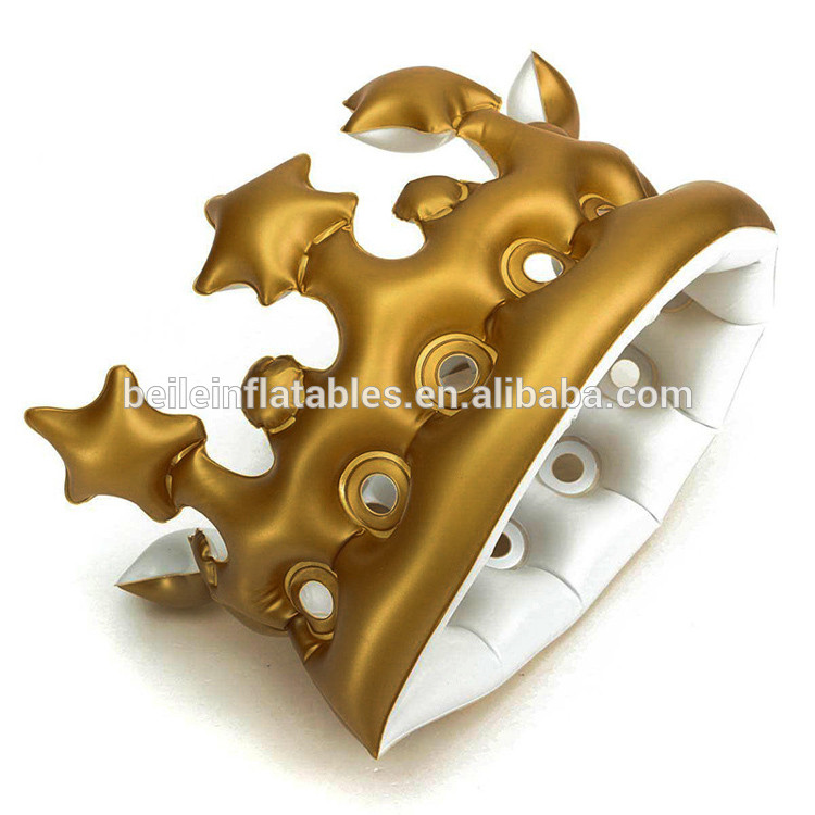 Buy Pvc Decorative Inflatable Gold Crown Hat For Birthday Party from ...