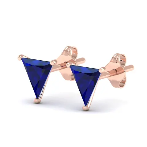 Buy Reyes Original New Design Triangle Shape 2.22ct Blue Sapphire ...