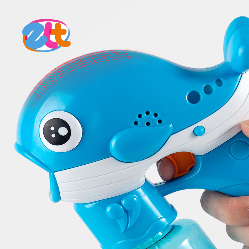 Buy Simulation Electric Whale Bubble Gun Toys With Light And Music from ...