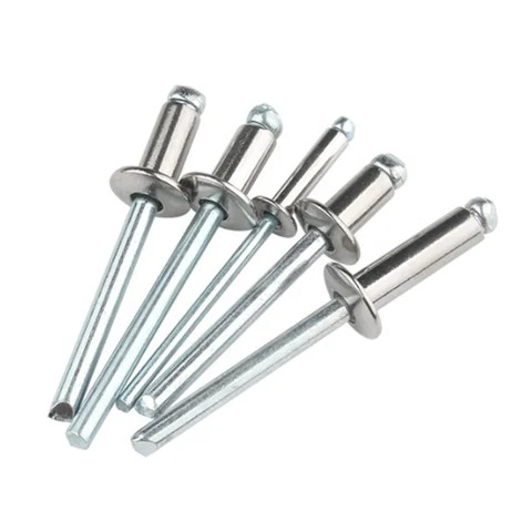 Buy Ss Aluminum Zinc Open End Blind Rivets With Break Pull Mandrel And ...